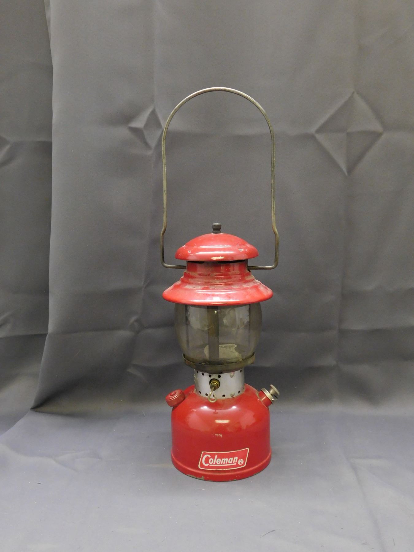 Vintage Red Coleman Oil Lantern