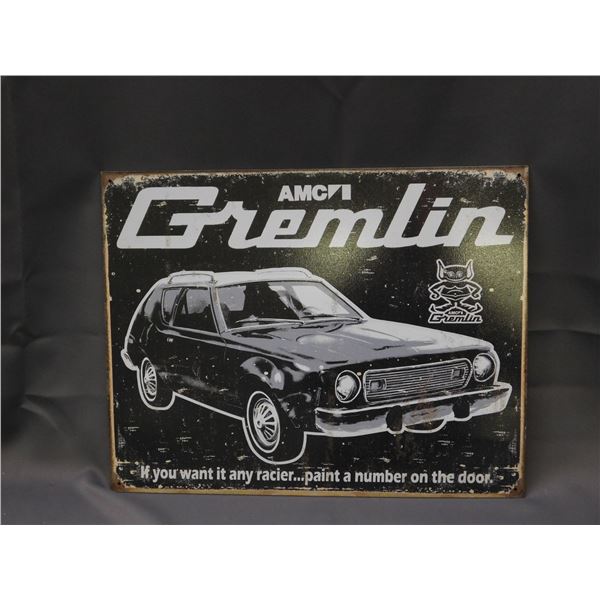 AMC Gremlin Tin Wall Sign