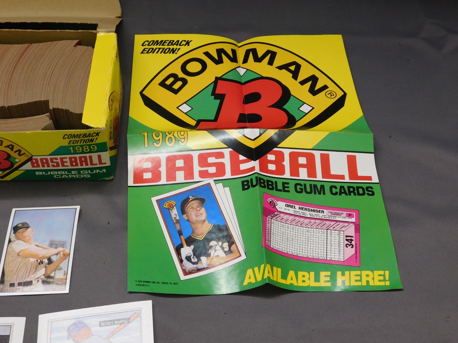 Bowman Baseball 1989 Bubble Gum Cards 484 Card Set Incl Ken Griffey Jr ...