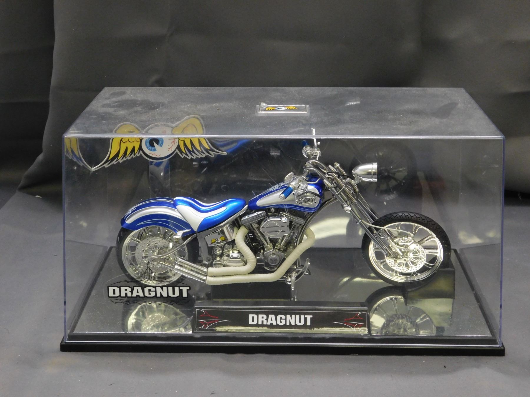 Dragnut Motorcycle In Display Case