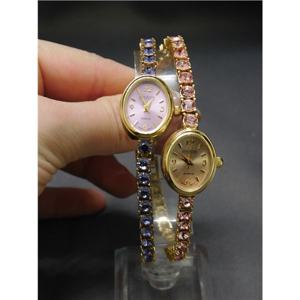 Joan Rivers Classic Rhinestone Watches (never used) need new batteries ...