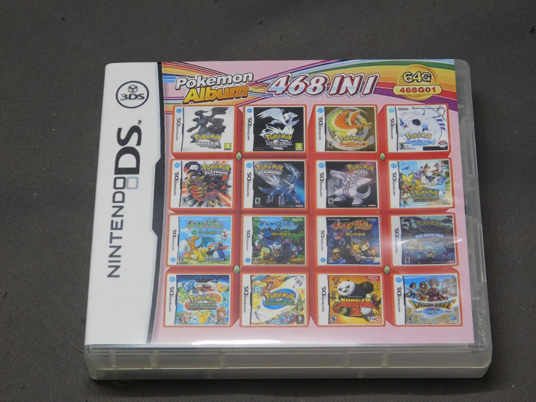 Nintendo DS 468 In 1 Bootleg Multi-Game Cartridge