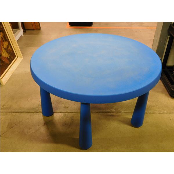 Blue IKEA Kids Play Table