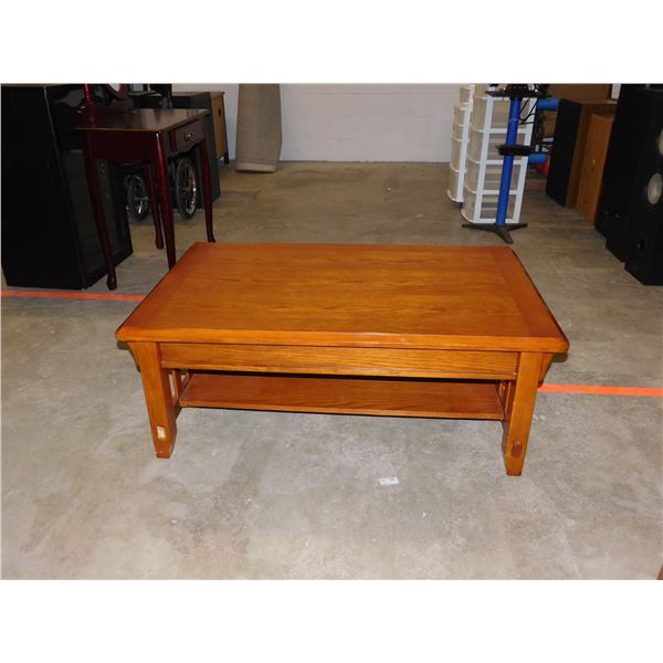 Solid Wooden Fold-Out Coffee Table, Over The Couch Living Room Table ...