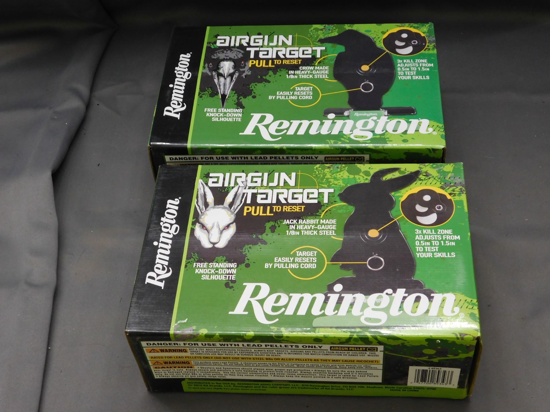 Knock Down Targets Remington Airgun Crow and Jack Rabbit