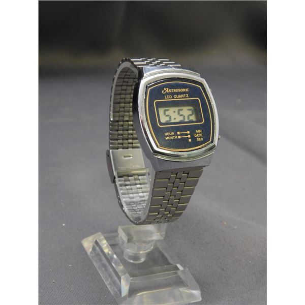 Vintage Astro Sonic Digital LCD Quartz Watch