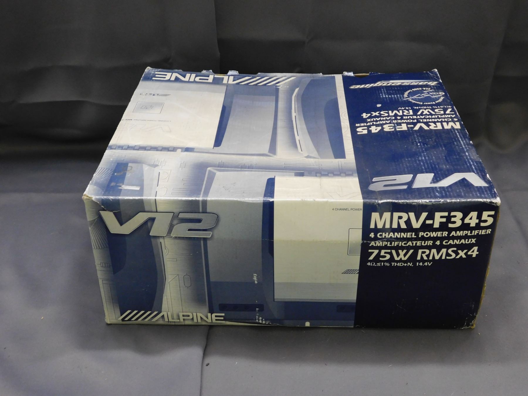 Alpine V12 MRV-F345 4 Channel Power Amplifier