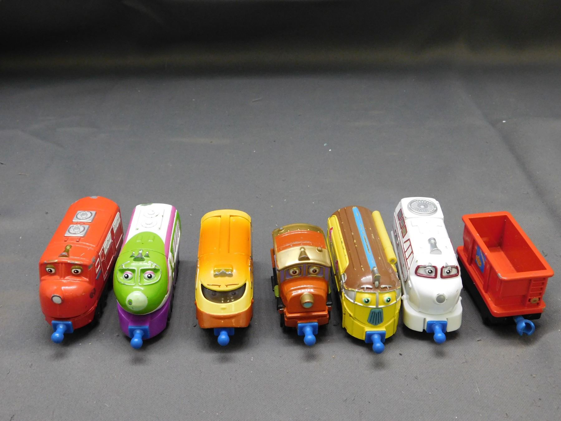 Lot of 7 Chuggington Ludorum PLC Learning Curve Trains