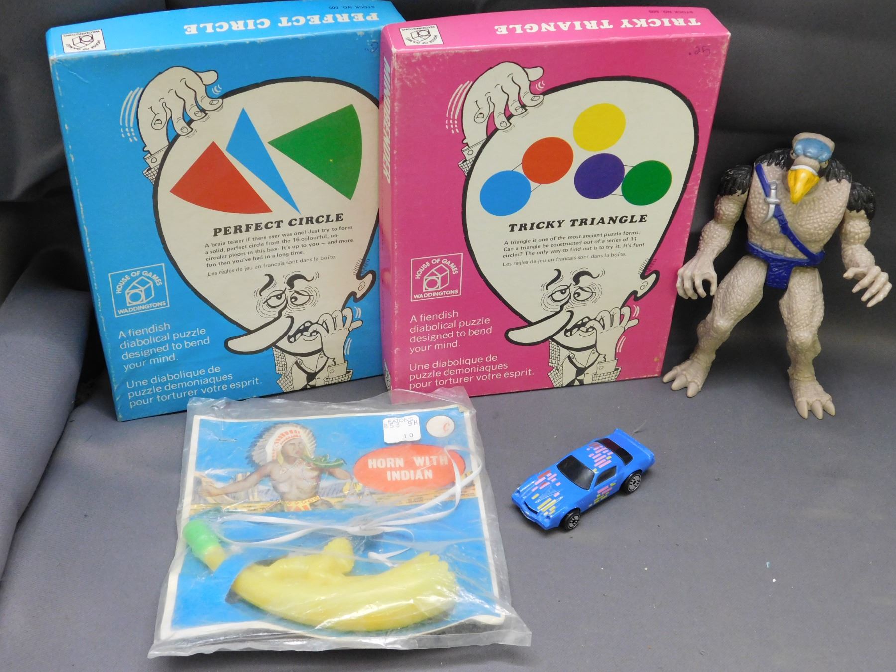 5 Vintage Toys Thundercats Vulture Figure, Tricky Triangle and Perfect ...