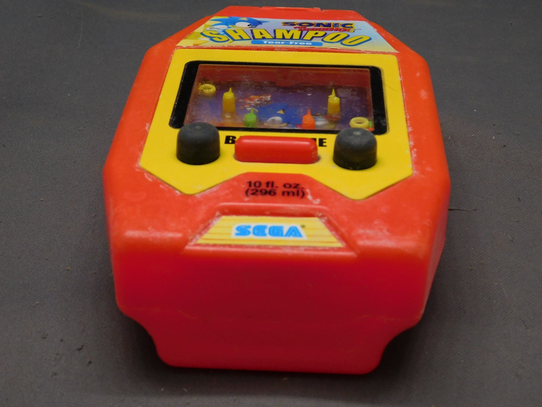 Vintage 1998 Sonic The Hedgehog Shampoo Tear-Free Bath Game 10 fl oz SEGA