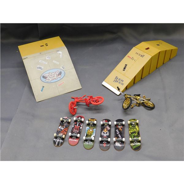 Vintage Tech Deck Bikes, Skateboards, Ramps