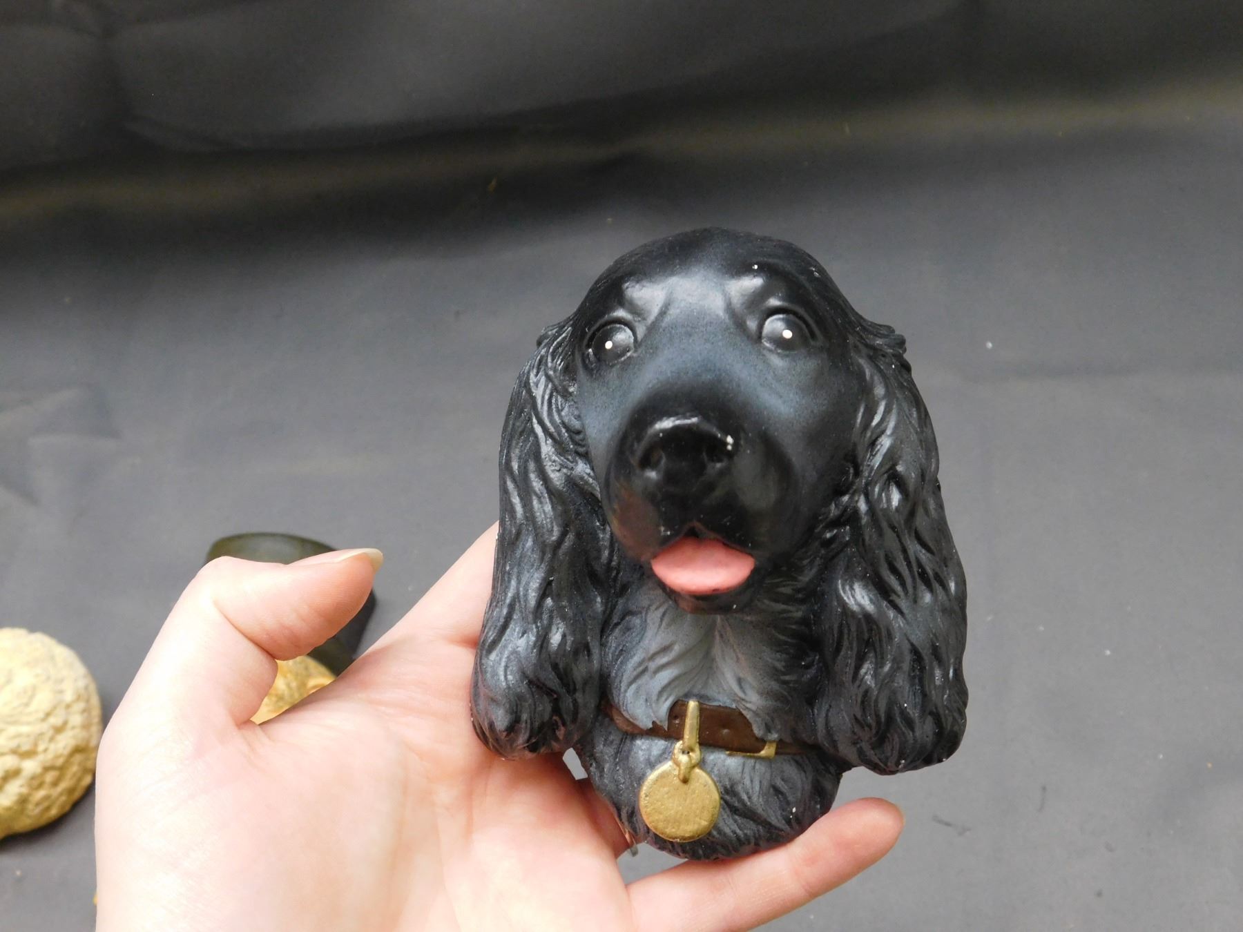1960's Bossons, England Chalkwear Heads Wall Decor Men and Dogs