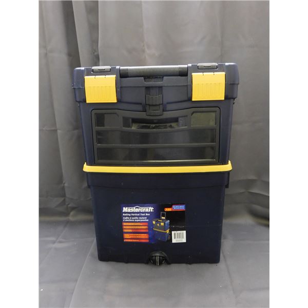 Mastercraft Rolling Vertical Toolbox 3pcs 18" x 10 3/4" x 24 1/4"