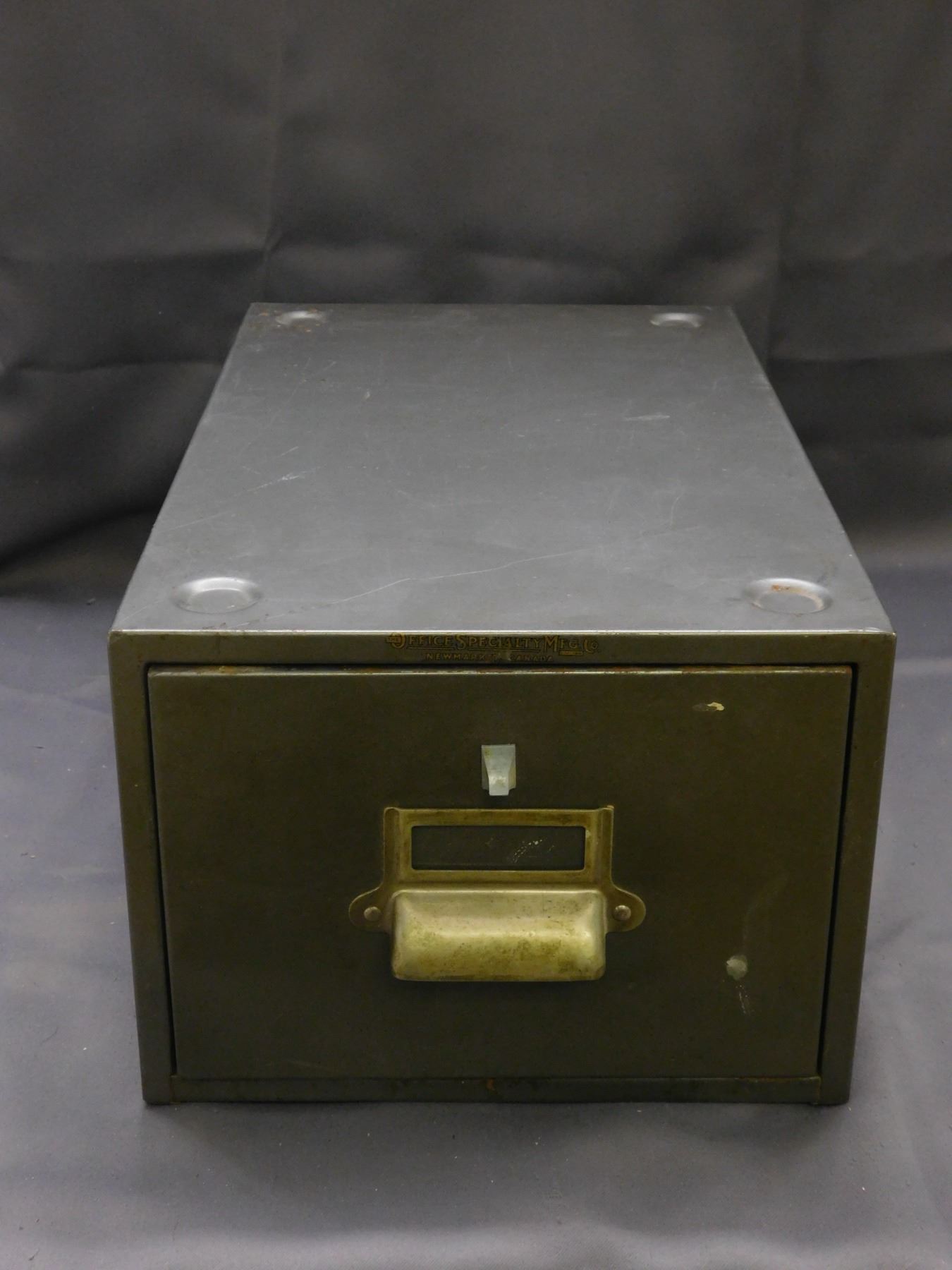 Index / Envelope Card Filing Cabinet Metal Office Specialty MFG