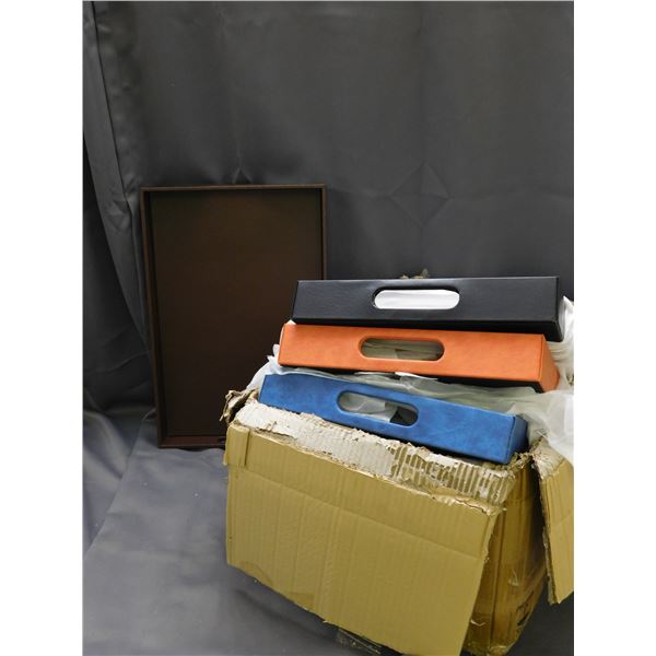 Liquidation Stock Lot of 4 Vinyl Wrapped Serving Trays, Coffee Table ...