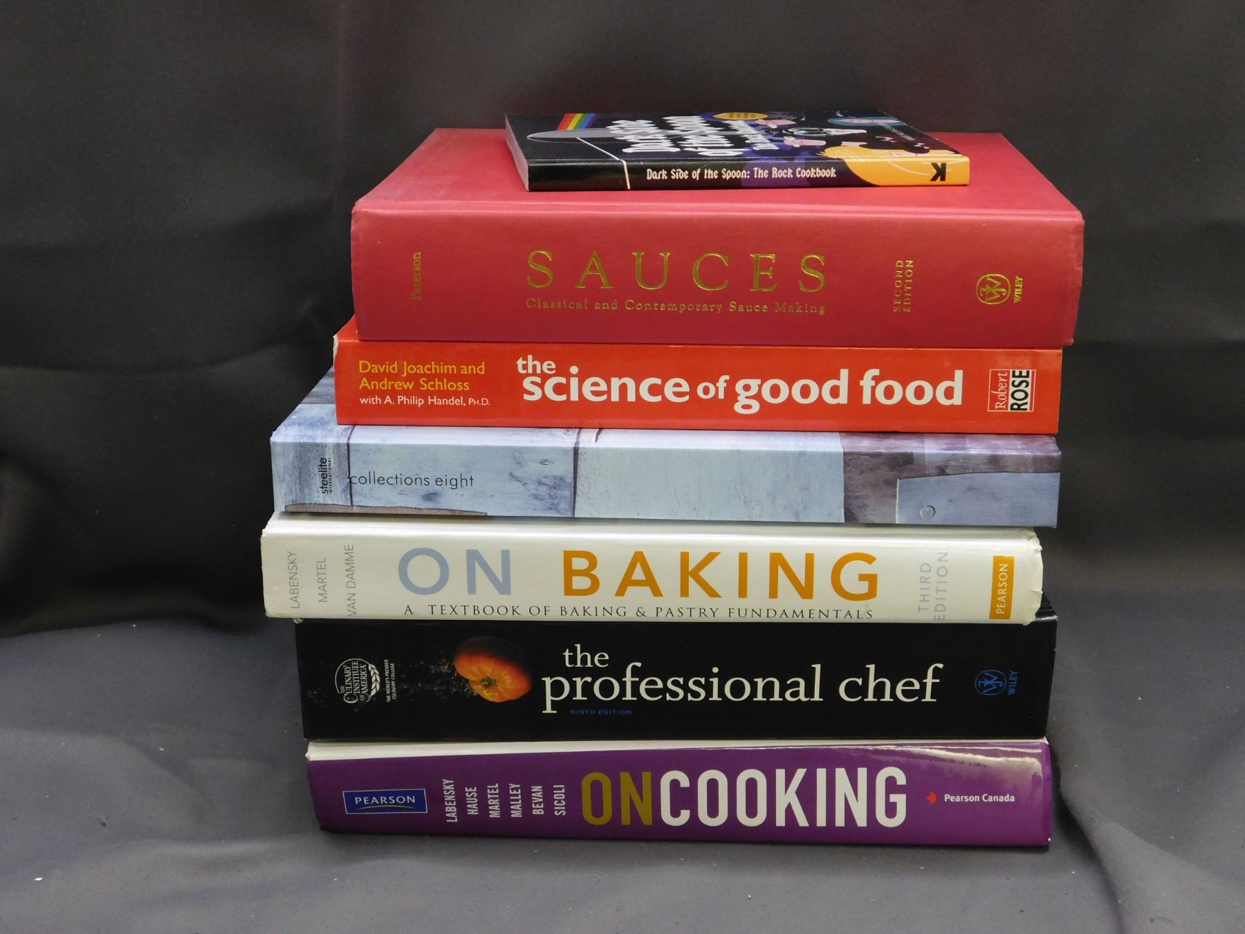 Lot of 7 Cookbooks Hardcover Large Size