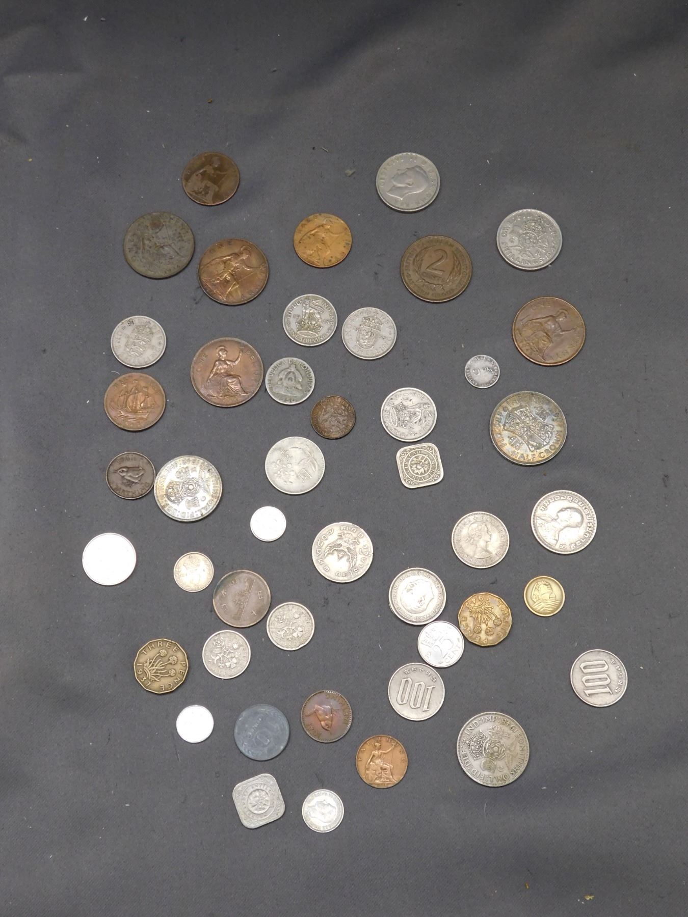 European Money 40s 50s, penny from 1908, 1921