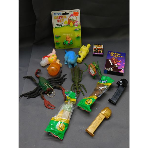 Bundle of Assorted Vintage Kids Toys 80s 90s Star Wars PEZ, Easter ...