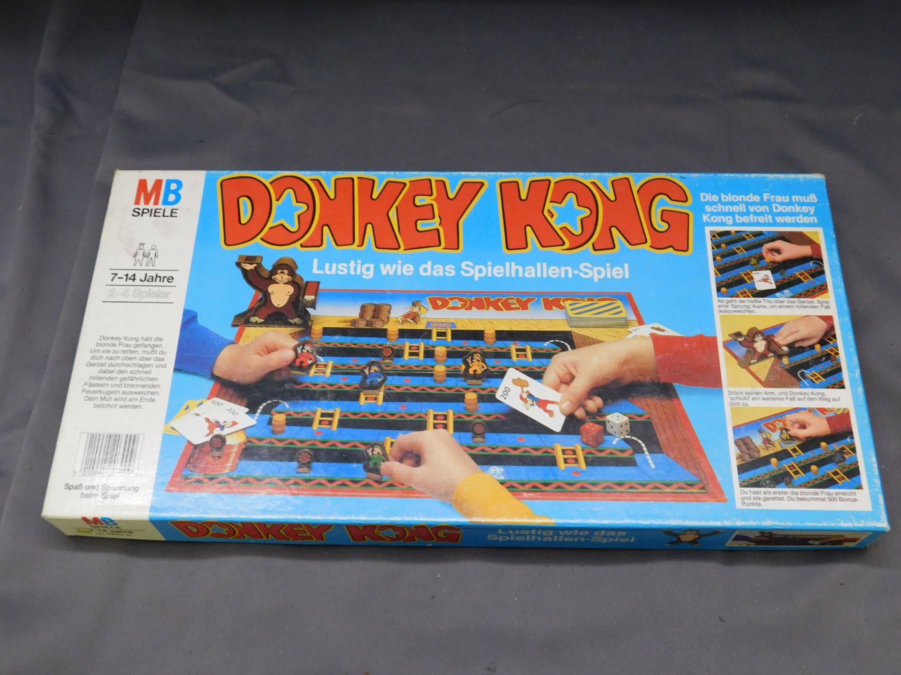 Vintage Milton Bradley Donkey Kong Board Game *german*
