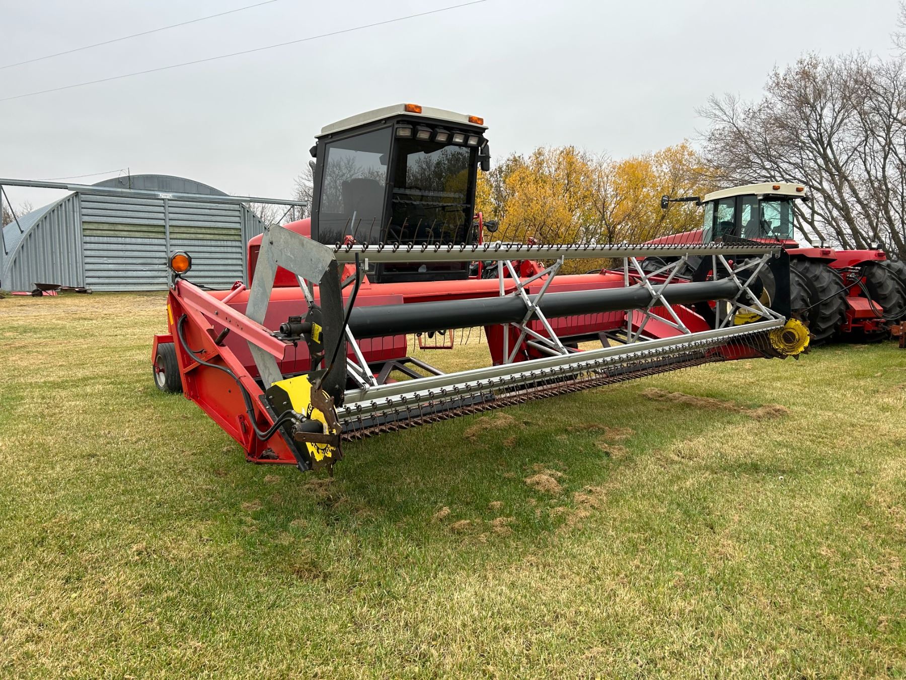 Lots 10 & 11 are a Group Lot) 2000 Massey Ferguson Model 220 Swather ...