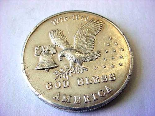 Silver Coin 1776-1976 One Troy Ounce .999 Fine Silver Tri State Refining