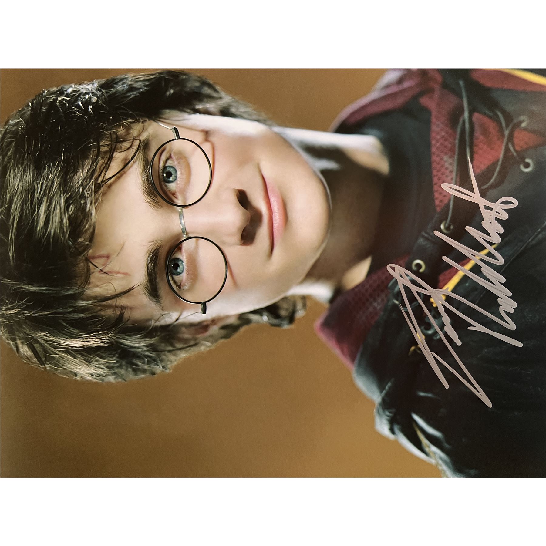 Harry Potter Daniel Radcliffe signed movie photo