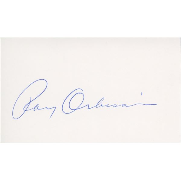 Roy Orbison signature cut