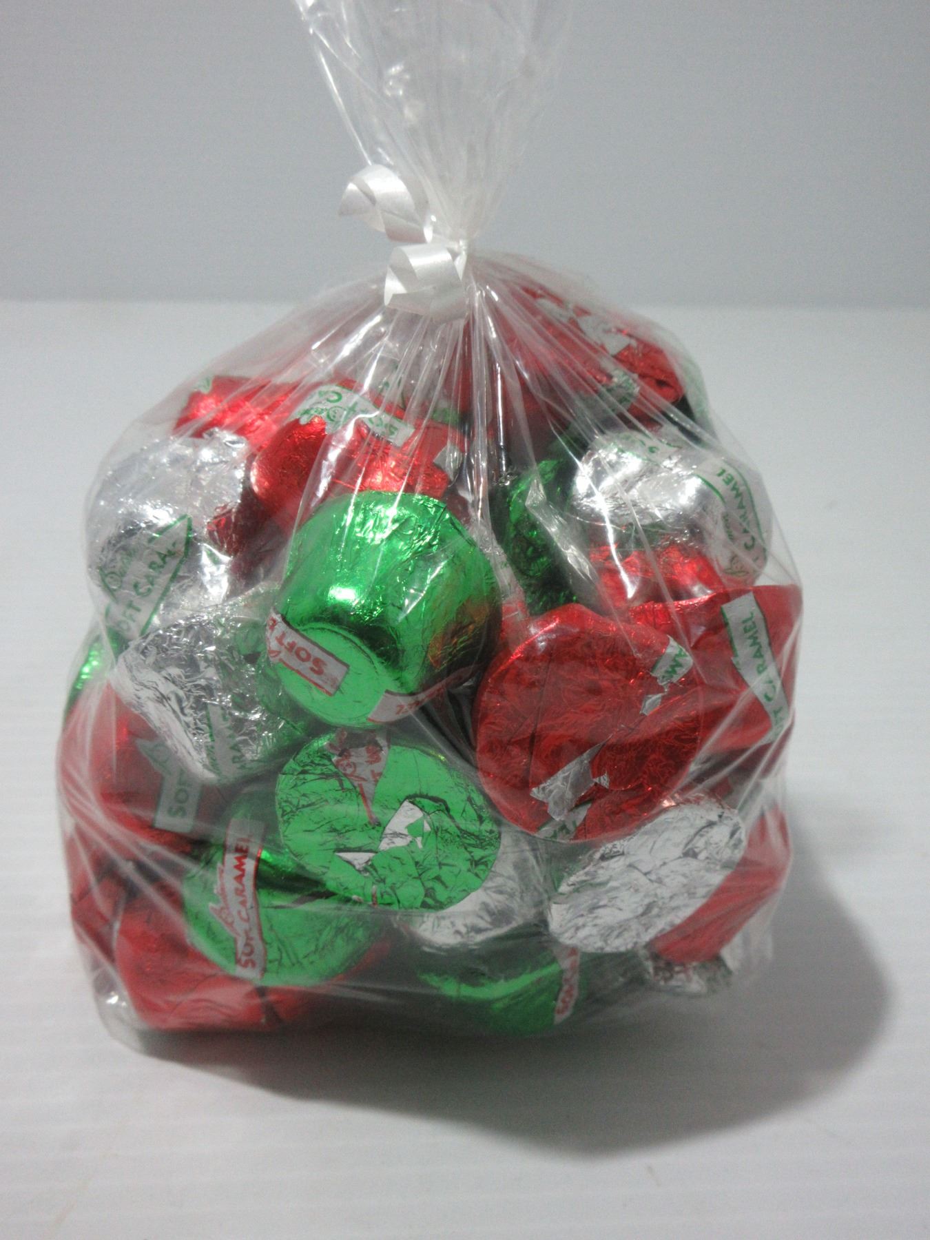 MILK CHOCOLATE & CARAMEL CHRISTMAS BELLS (1 LB) - BAG