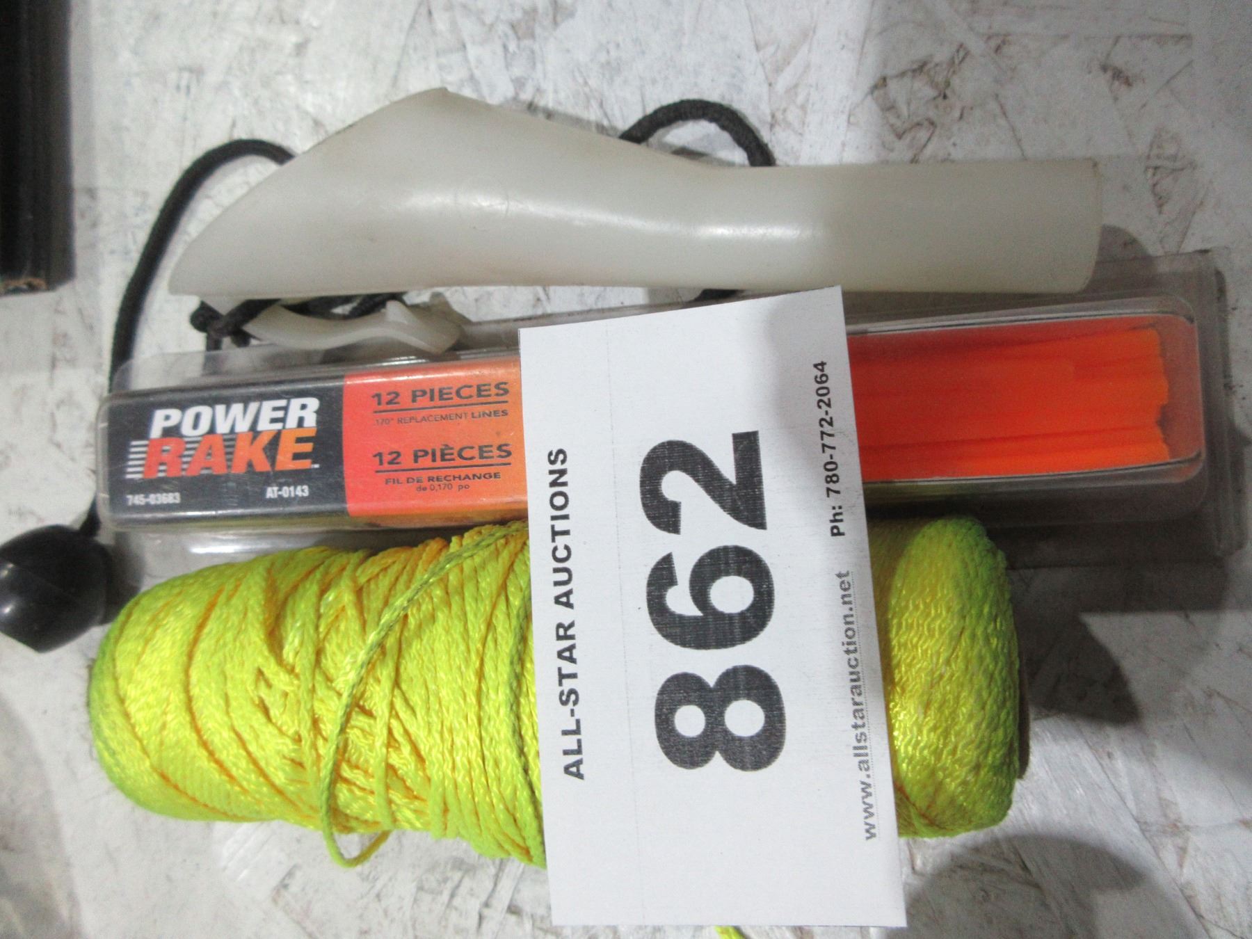 SEIZURE: ROPE, REPLACEMENT LINE, FUNNEL