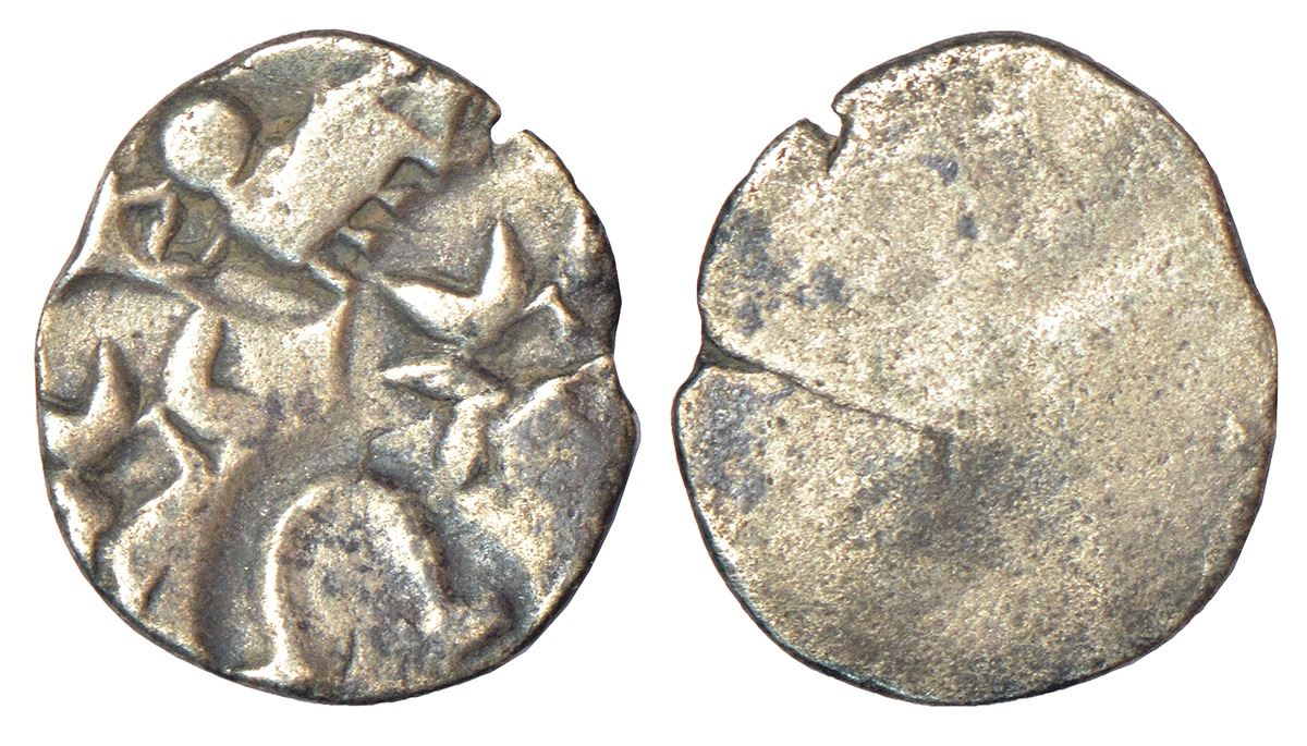 Ancient India: Archaic silver punch-marked coin - Northern Maharashtra ...