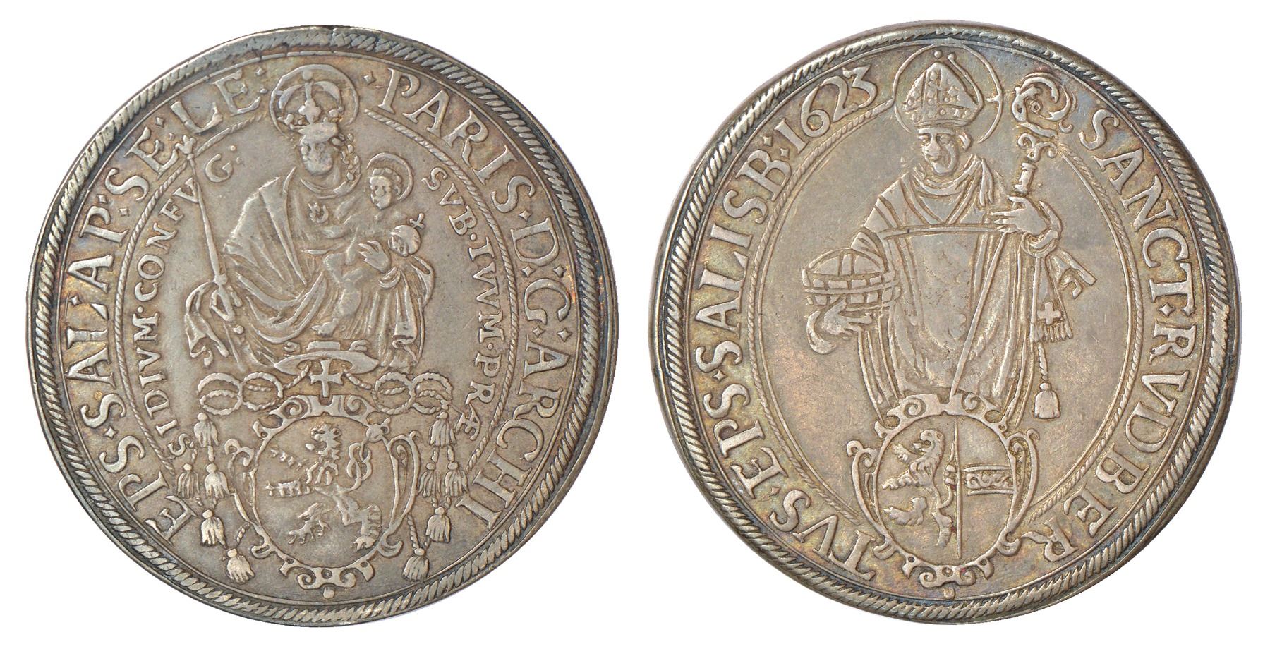 Foreign: Austrian state- Bishopric of Salzburg, Paris von Lodron (1619 ...