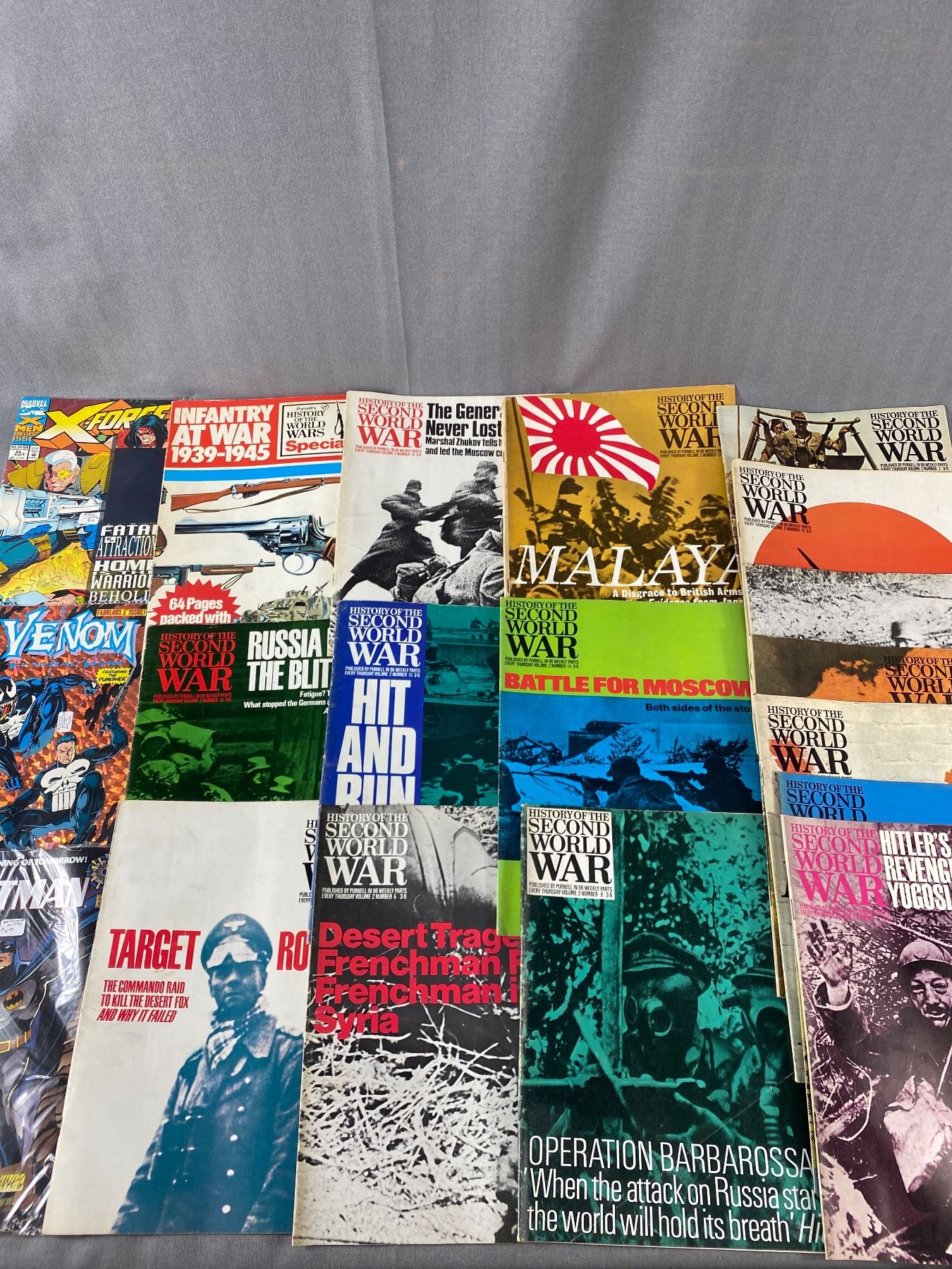 Misc Comic Books & History Of The Second World War Magazines