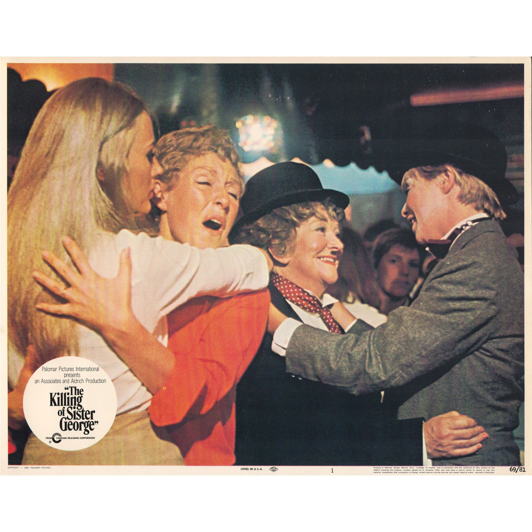 The Killing of Sister George set of 8 original lobby cards