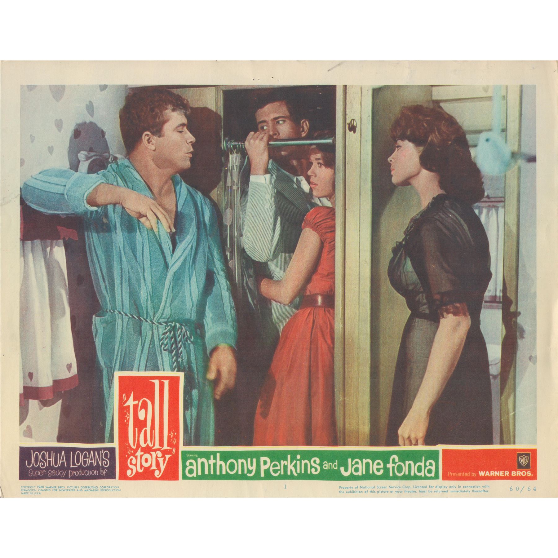 Tall Story set of 8 original lobby cards