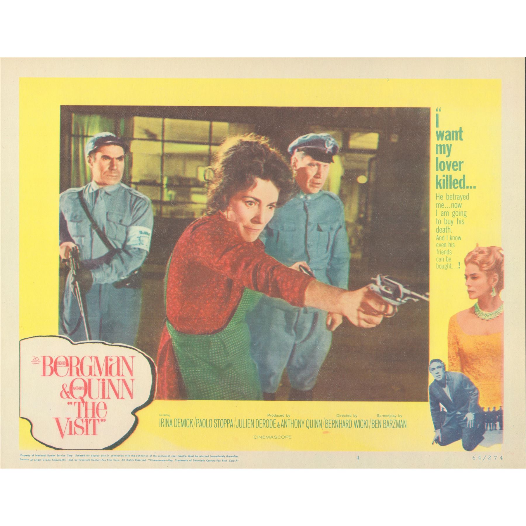 The Visit set of 8 original lobby cards