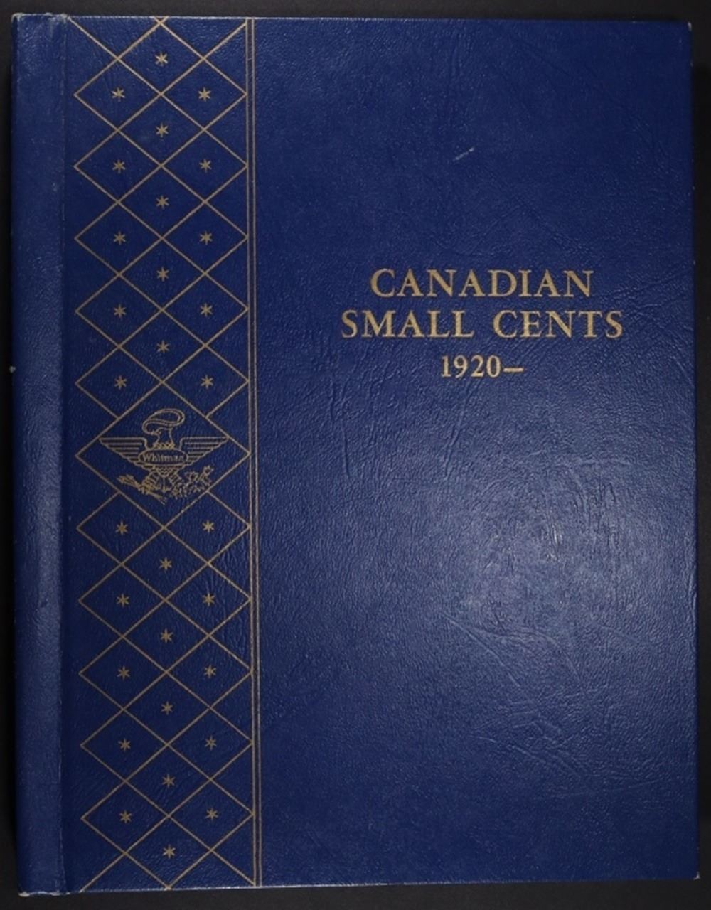 PARTIAL WHITMAN CANADIAN SMALL CENTS ALBUM