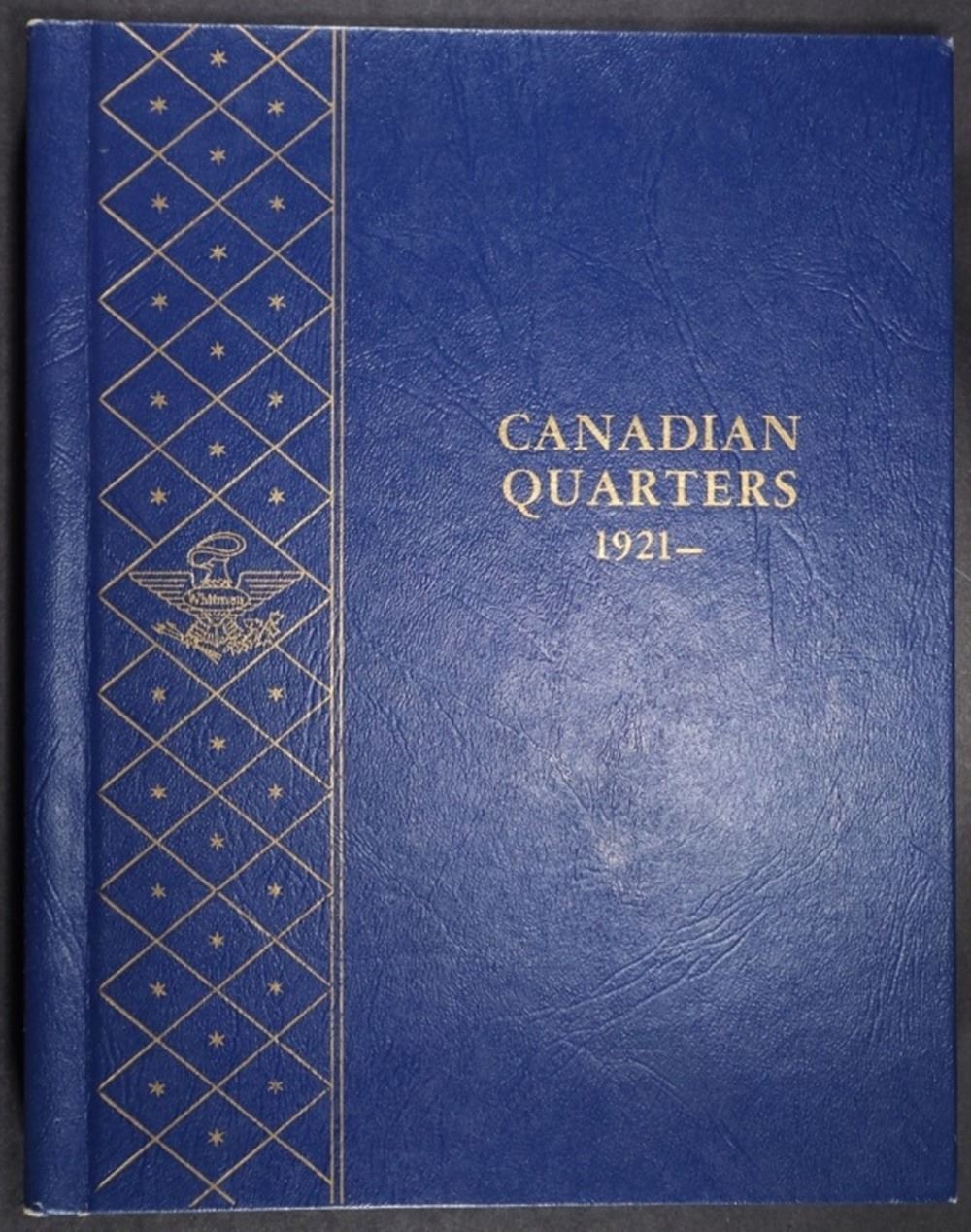 PARTIAL WHITMAN CANADIAN QUARTERS ALBUM