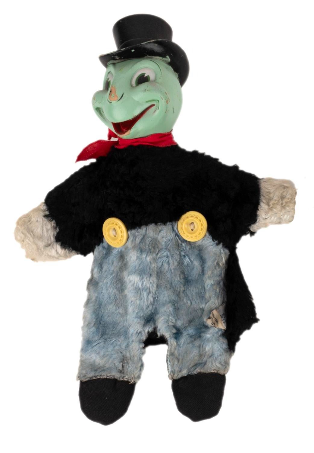 1950s Pinocchio, Jiminy Cricket, and Geppetto Puppets. - Van Eaton ...