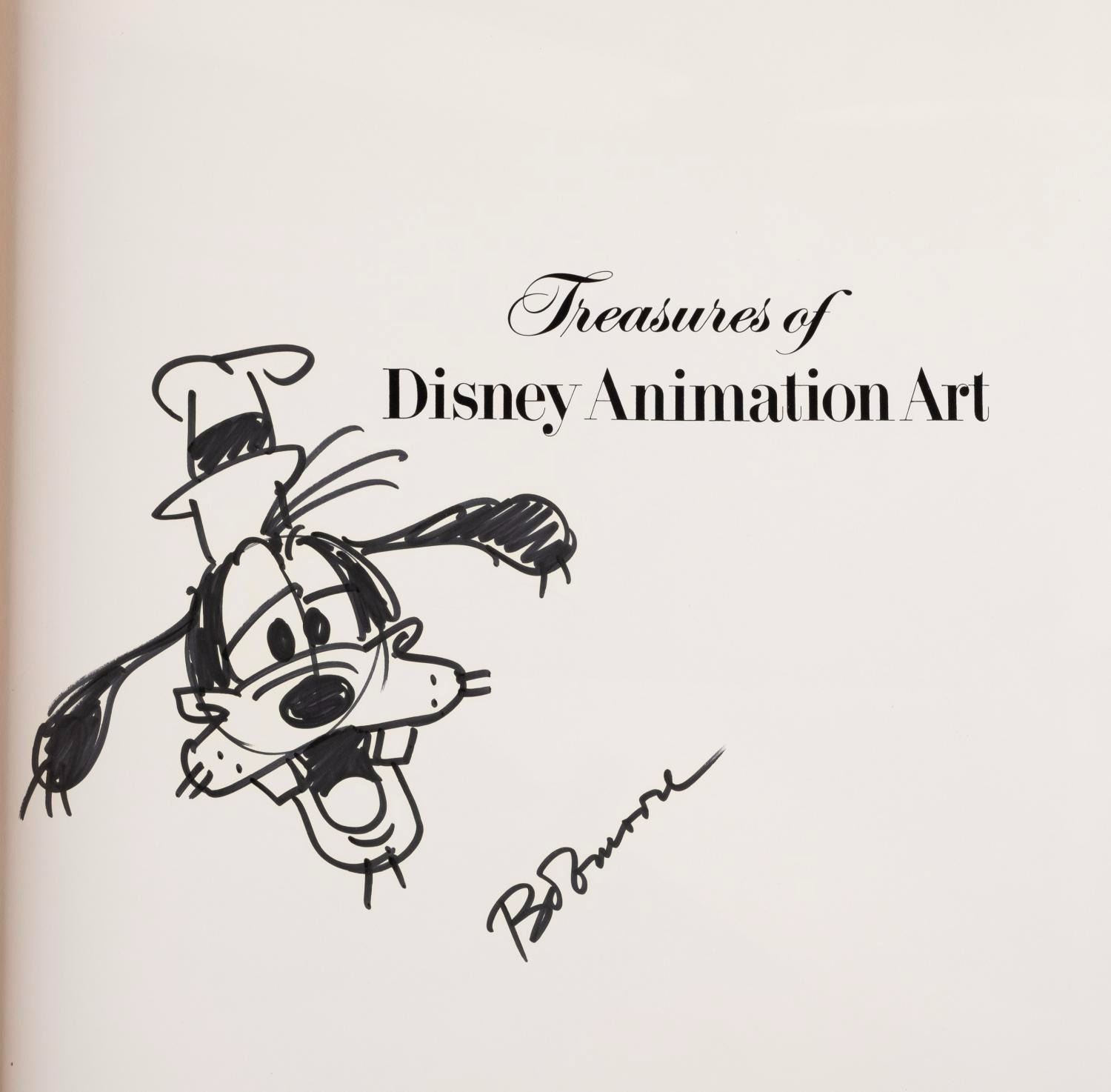 A Multi-Signed "Treasures of Disney Animation" Book.