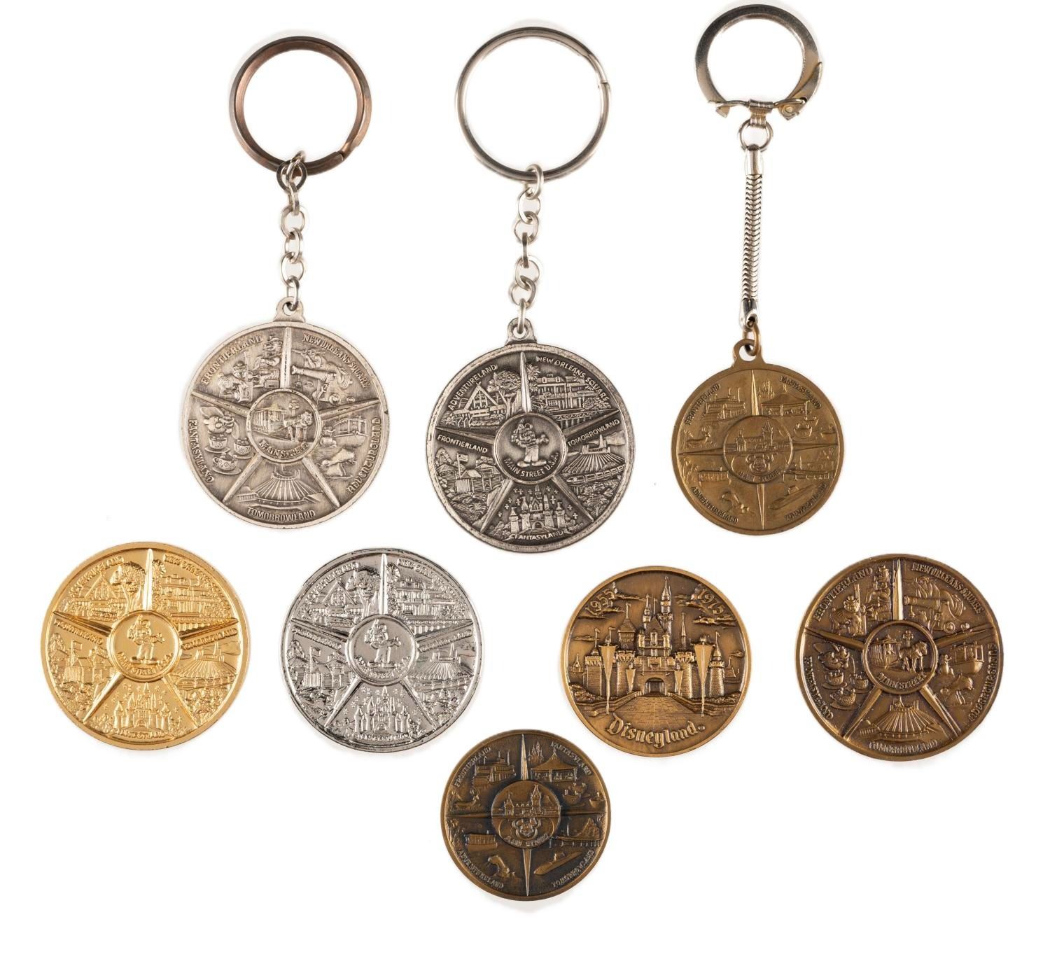 A Rare Disneyland Souvenir Medallion Collection.
