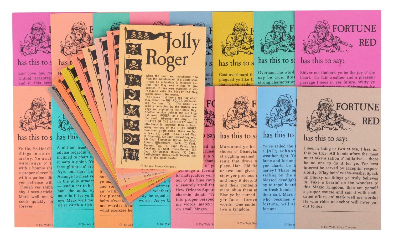 A Complete Set of Fortune Red Cards.