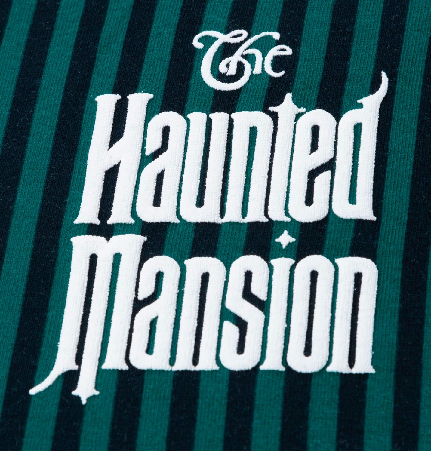 A Haunted Mansion Hostess Striped Dress.