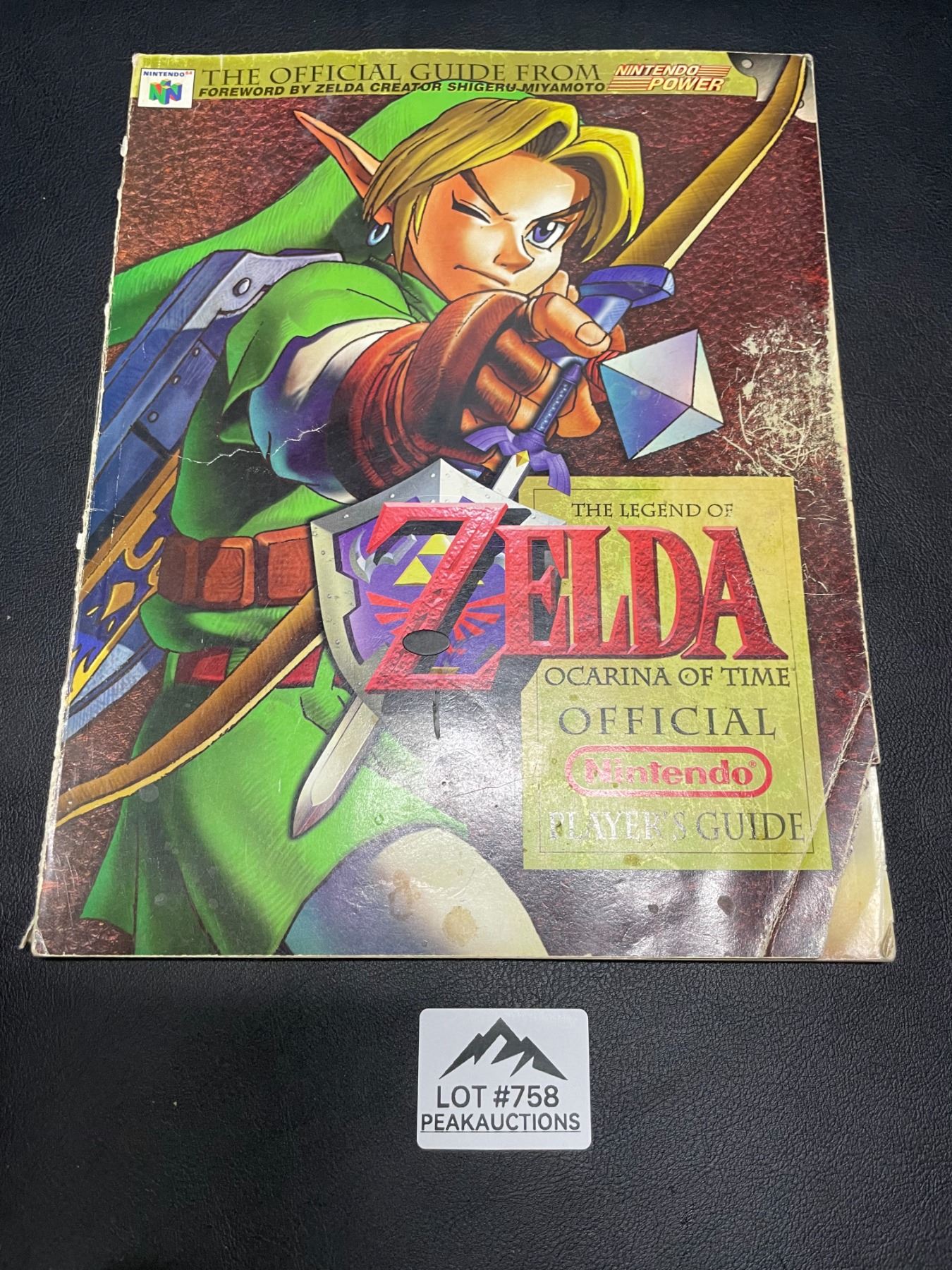 Lot of 1 The Legend of Zelda Ocarina of Time Vintage Official Nintendo ...