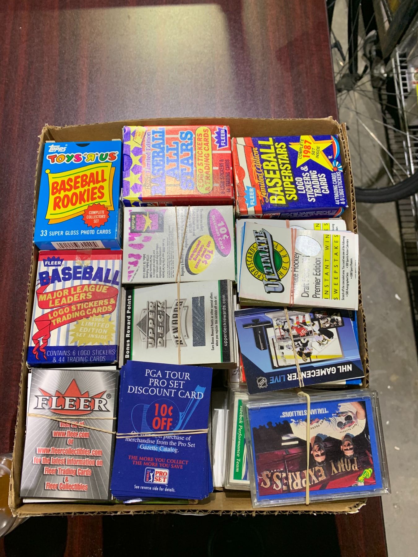 Box Of Assorted Sports Cards - Able Auctions