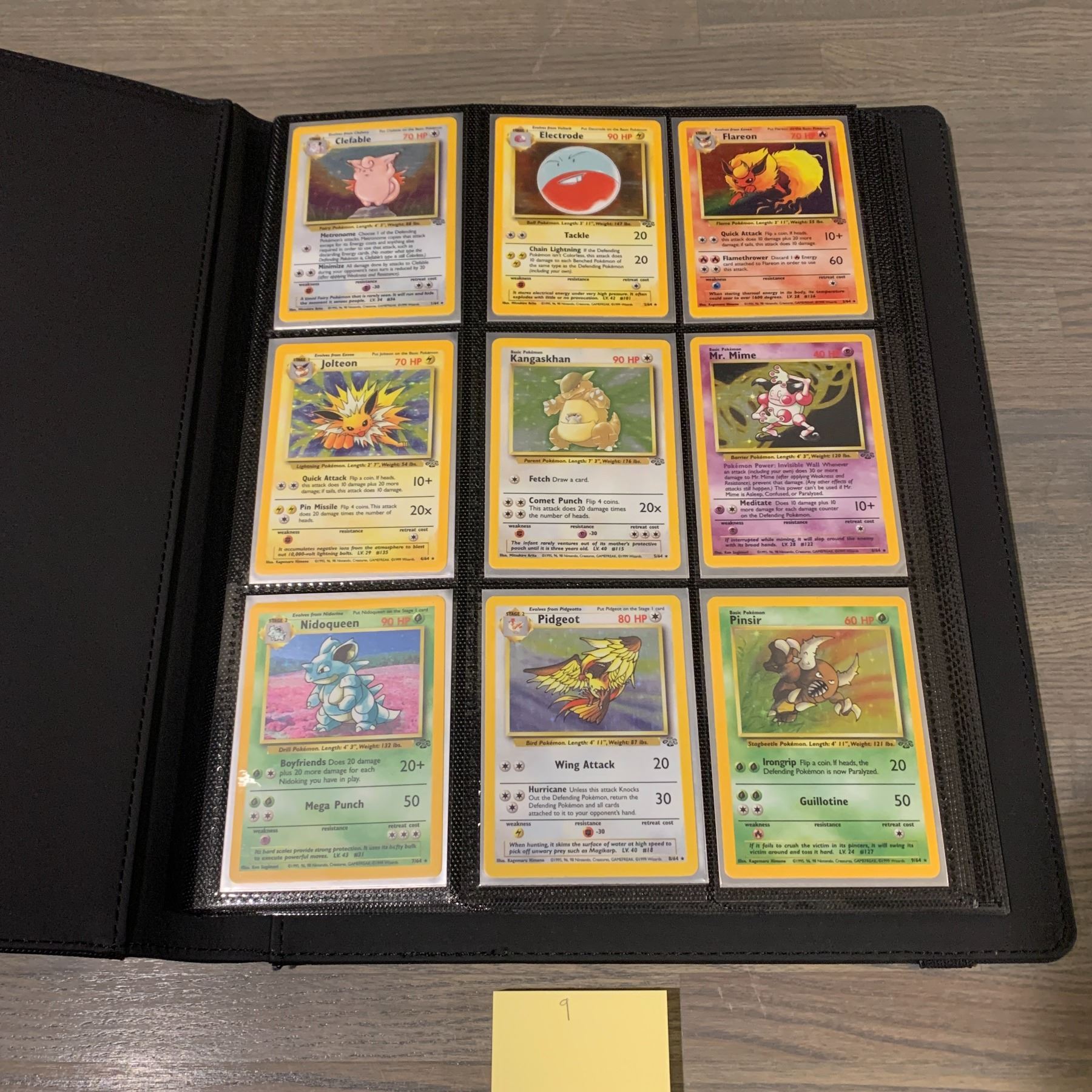 Vintage Pokemon cards Jungle Master Set