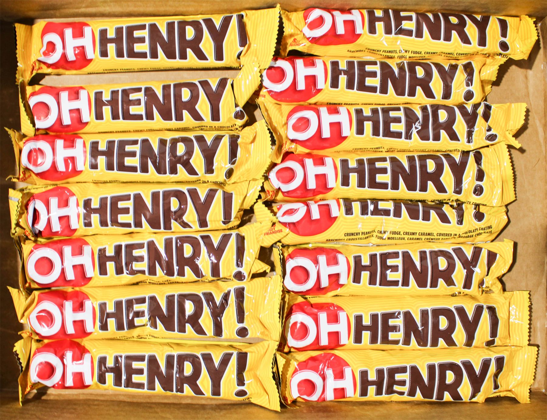 15 OH HENRY CHOCOLATE BARS 58G PER