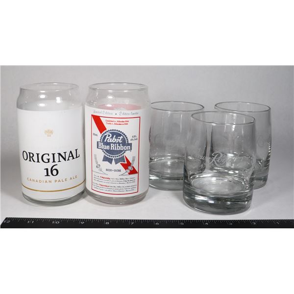 X3 Crown Royal Drinking Glasses Sold With Limited