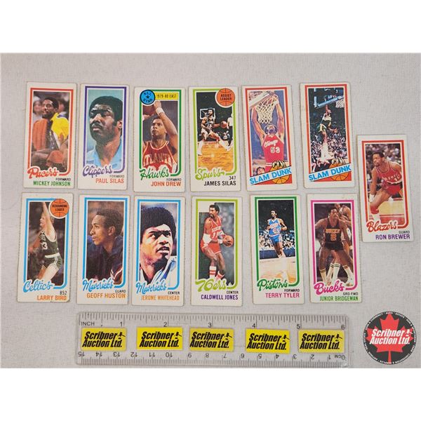 1980 81 Topps Chewing Gum Nba Cards 13 Incl Paul Silas Mickey