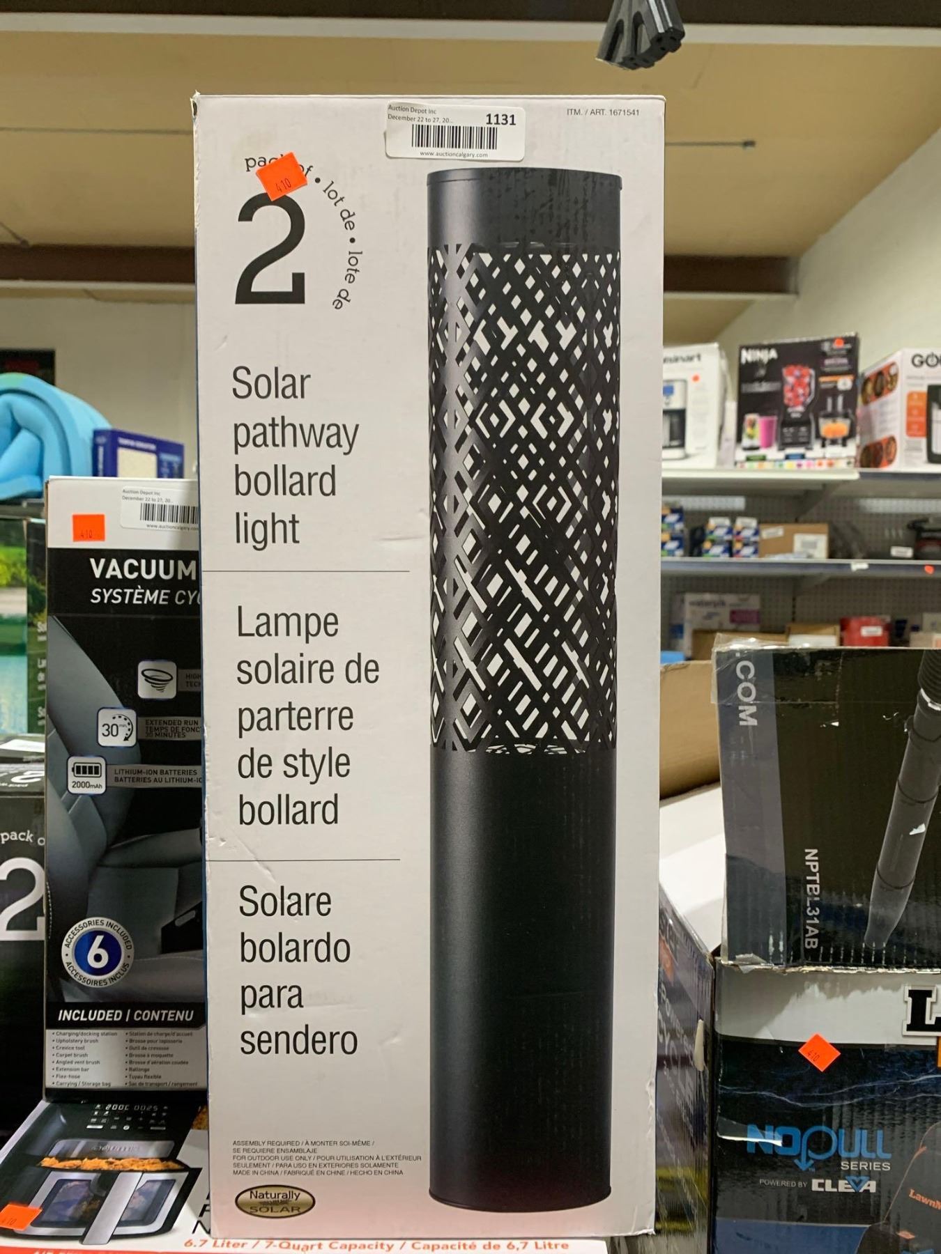 Solar Pathway Bollard Light Pack of 2
