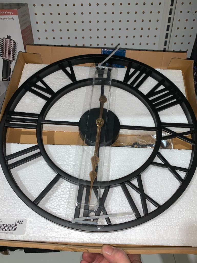 Roman Numerals Analog Clock - A D Auction Depot Inc.